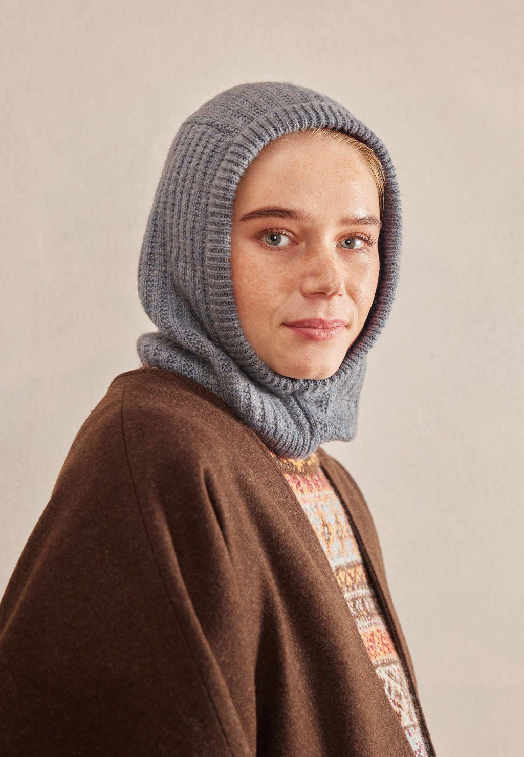 Woolly Knit Balaclava Blue – Fresh Scarfs Co.