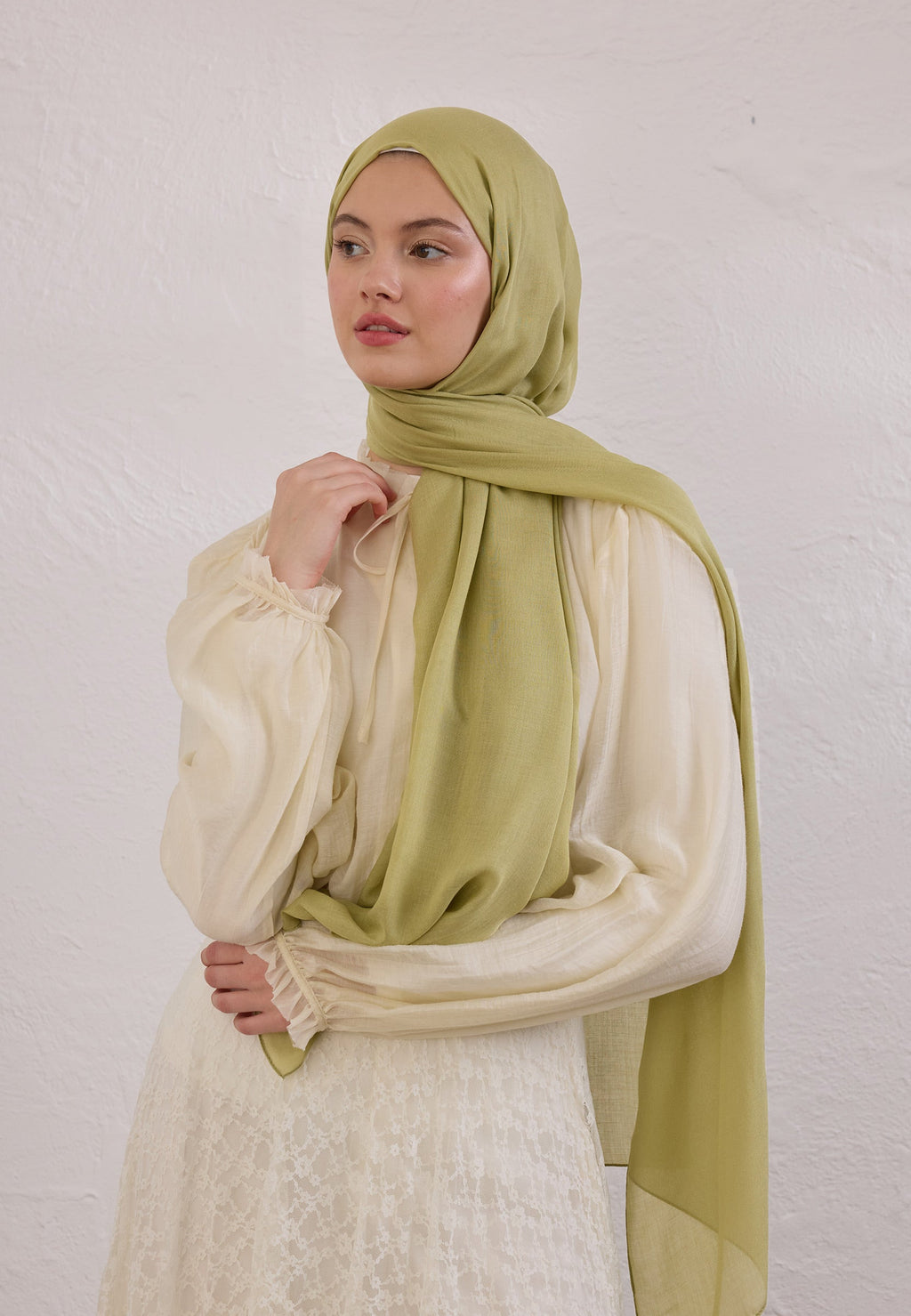 Soft Viscose Hijab Sage – Fresh Scarfs Co.