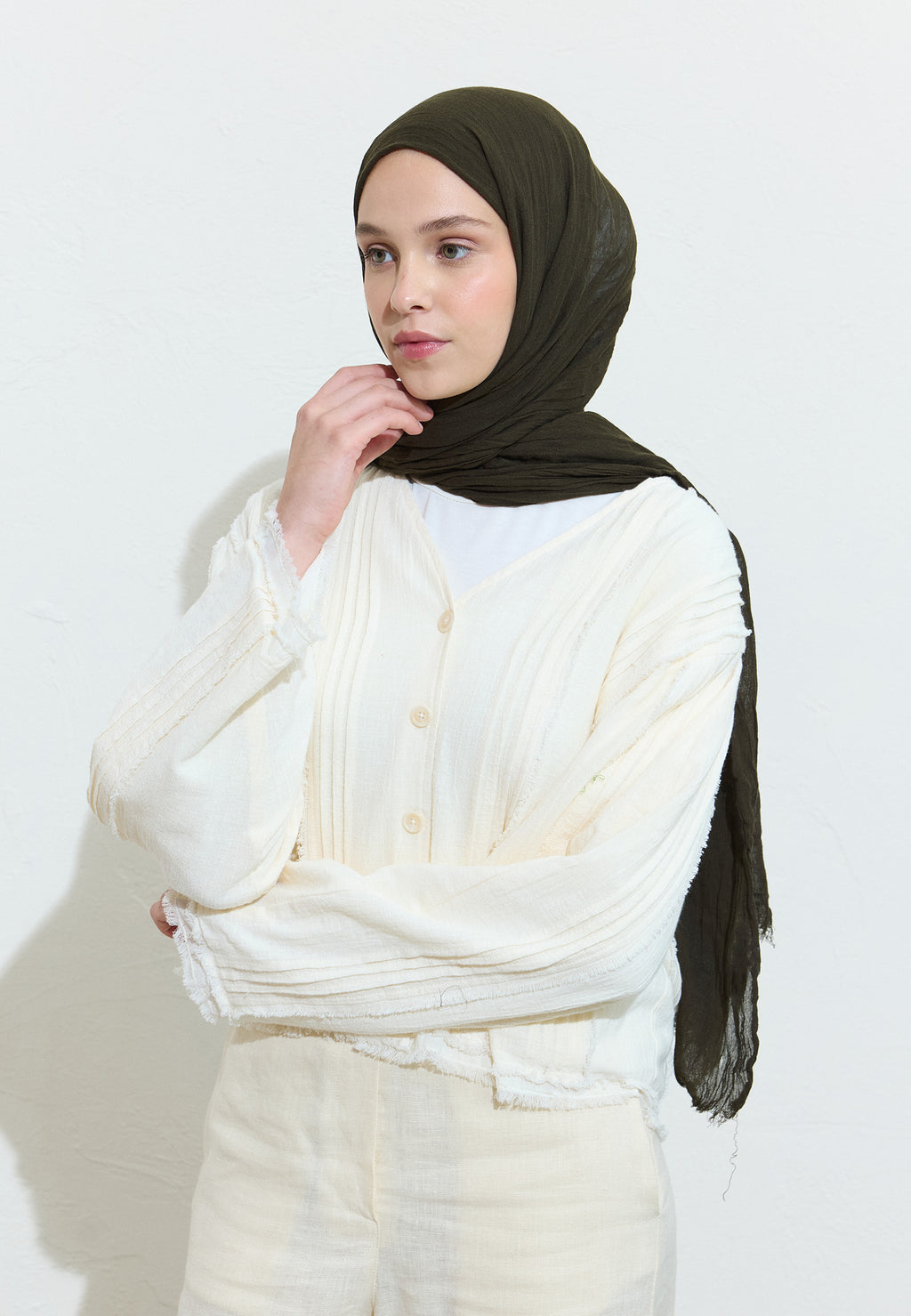 Cotton Linen Hijab Onigiri – Fresh Scarfs Co.
